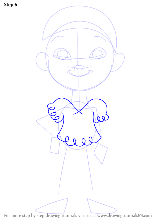 How to Draw Izzy from Jake and the Never Land Pirates (Jake and the ...