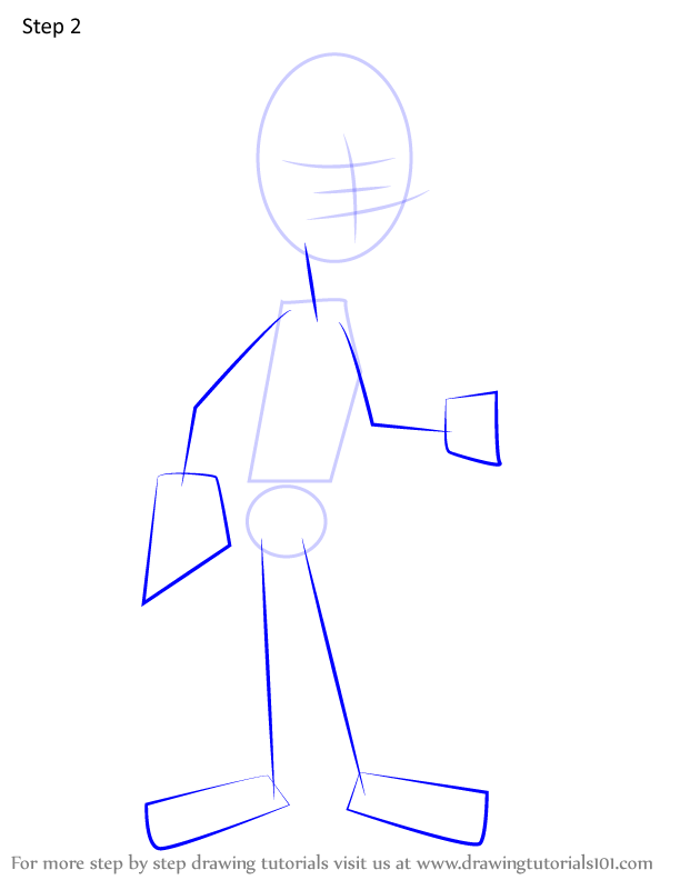 How to Draw Gil Bot from Johnny Test (Johnny Test) Step by Step ...
