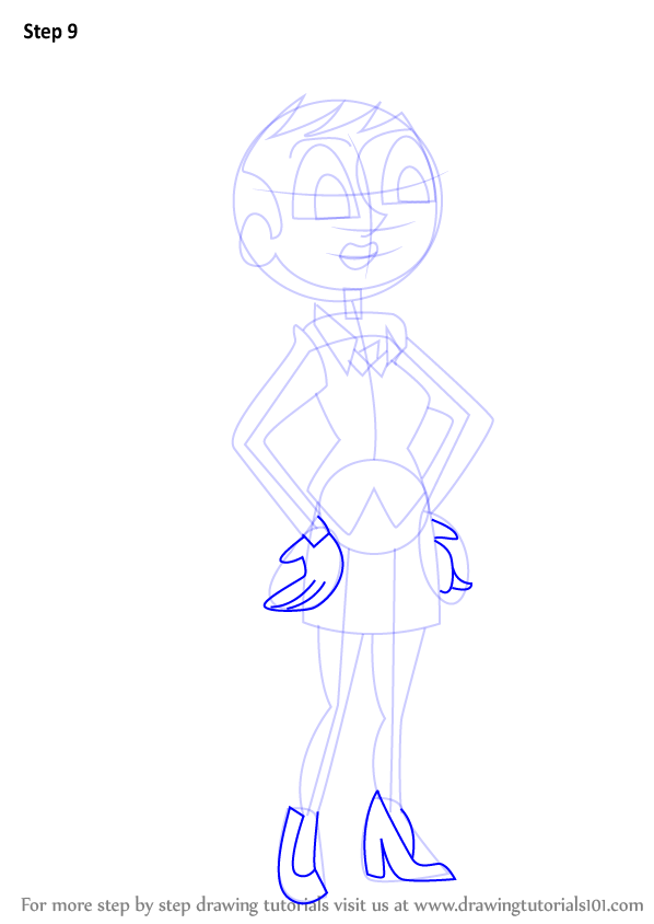 How to Draw Lila Test from Johnny Test (Johnny Test) Step by Step ...