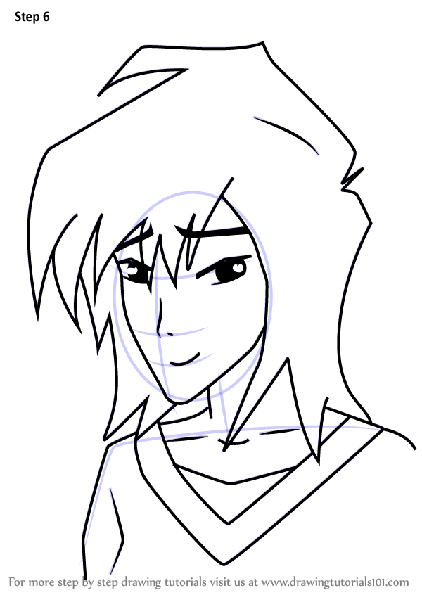 How to Draw Mitsuki from Kappa Mikey (Kappa Mikey) Step by Step ...