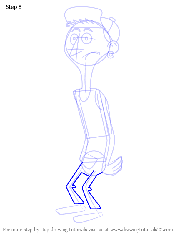 How to Draw Hush from Kick Buttowski (Kick Buttowski) Step by Step ...