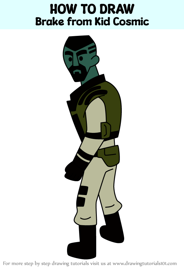How to Draw Brake from Kid Cosmic (Kid Cosmic) Step by Step ...