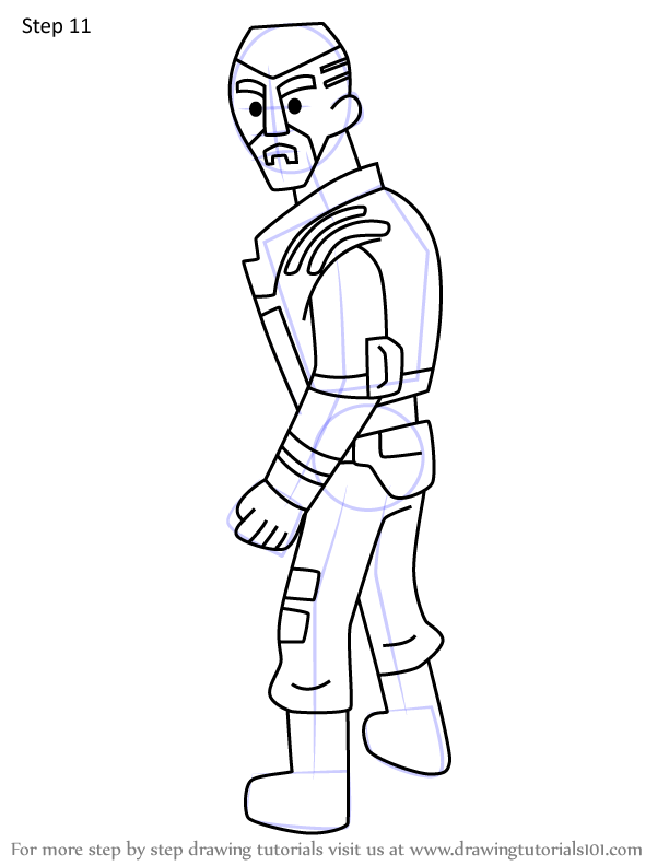 How to Draw Brake from Kid Cosmic (Kid Cosmic) Step by Step ...
