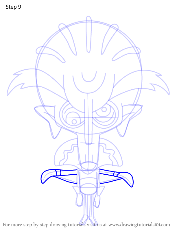 How to Draw Master Wikson from Kid Cosmic (Kid Cosmic) Step by Step ...