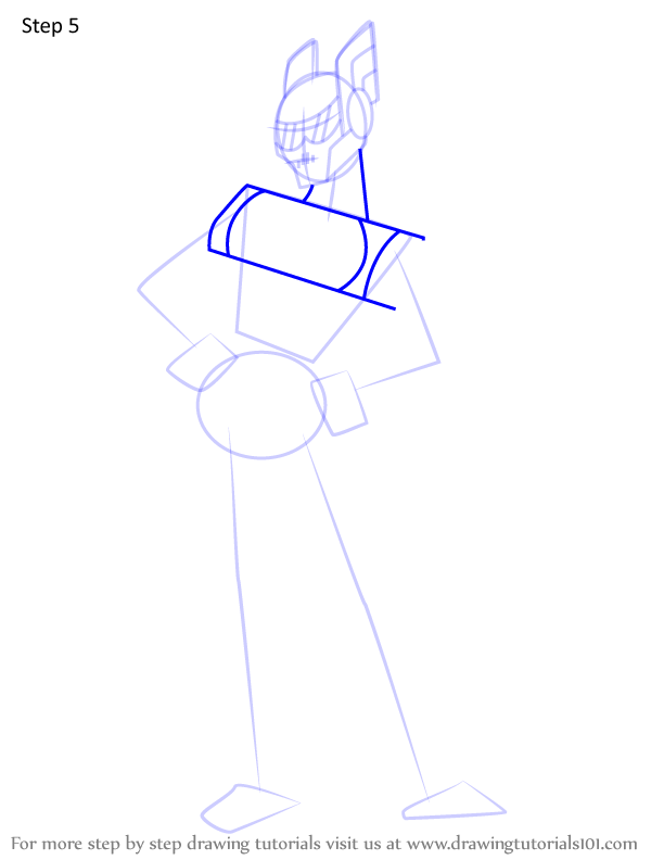 How to Draw Violet Vanish from Kid Cosmic (Kid Cosmic) Step by Step ...