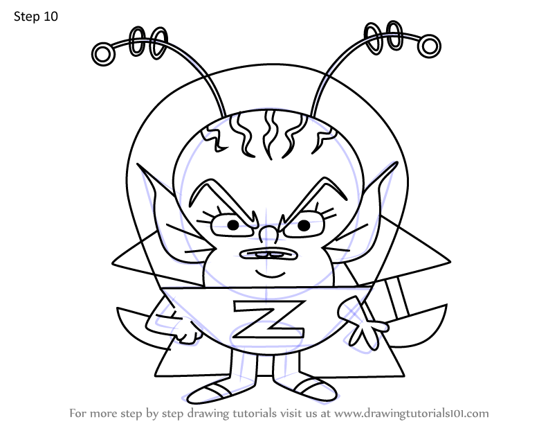 How to Draw Zarkon from Kid Cosmic (Kid Cosmic) Step by Step ...