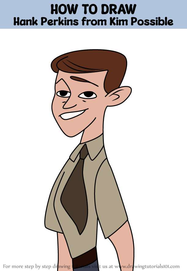 How to Draw Hank Perkins from Kim Possible (Kim Possible) Step by Step ...