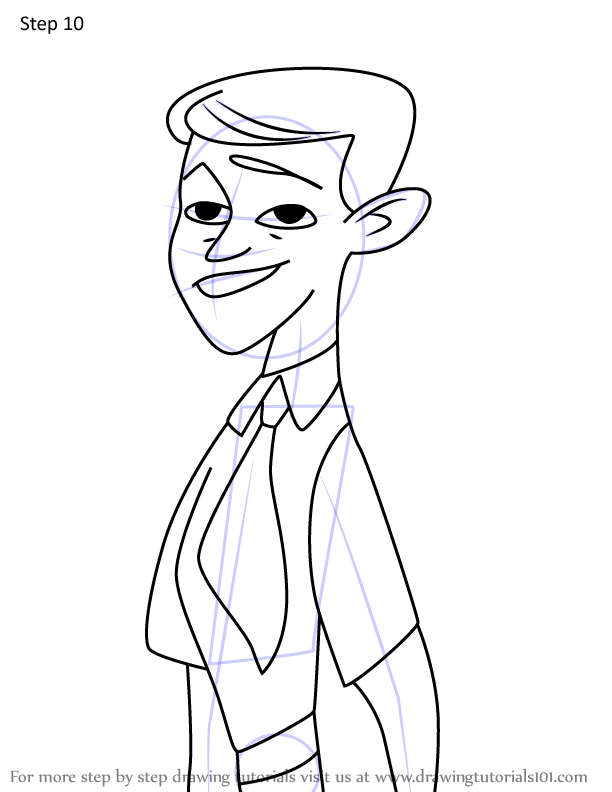 How to Draw Hank Perkins from Kim Possible (Kim Possible) Step by Step ...
