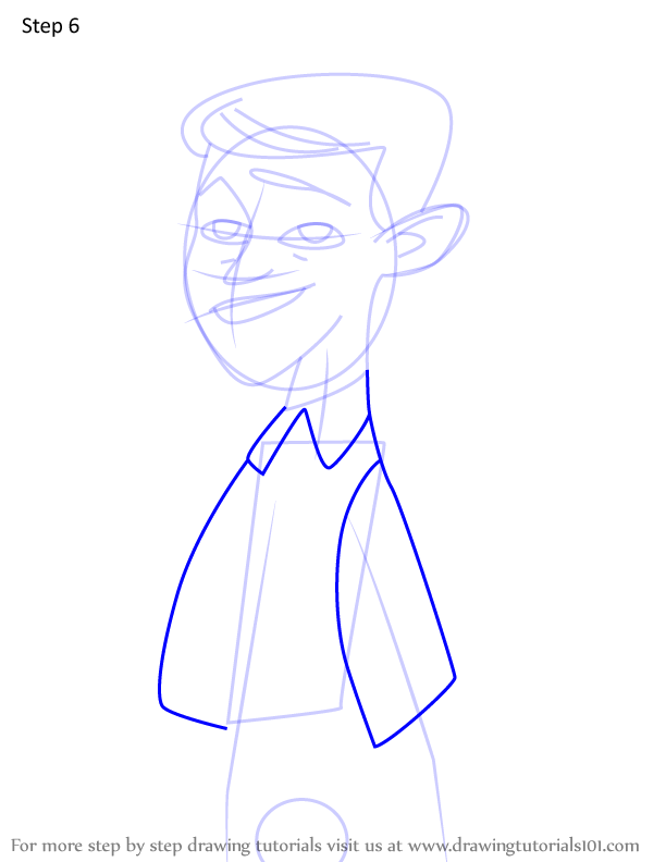 How to Draw Hank Perkins from Kim Possible (Kim Possible) Step by Step ...