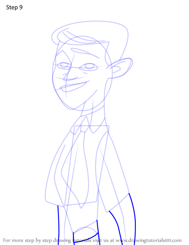 How to Draw Hank Perkins from Kim Possible (Kim Possible) Step by Step ...