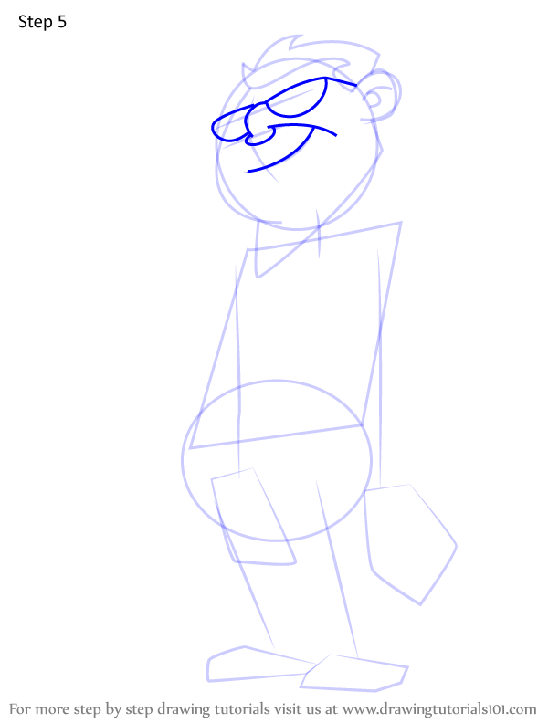 How to Draw Mr. Stoppable from Kim Possible (Kim Possible) Step by Step ...