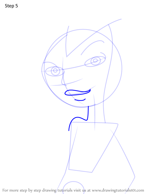 How to Draw Vivian Francis Porter from Kim Possible (Kim Possible) Step ...