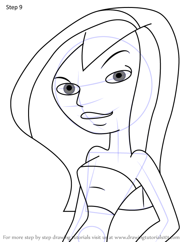 How to Draw Vivian Francis Porter from Kim Possible (Kim Possible) Step ...