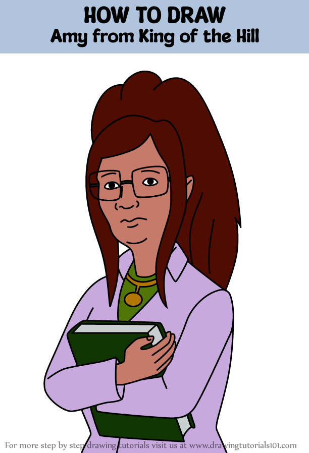 How to Draw Amy from King of the Hill (King of the Hill) Step by Step ...
