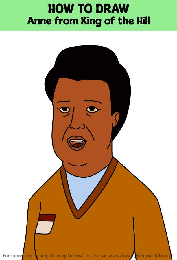 How to Draw Anne from King of the Hill (King of the Hill) Step by Step ...