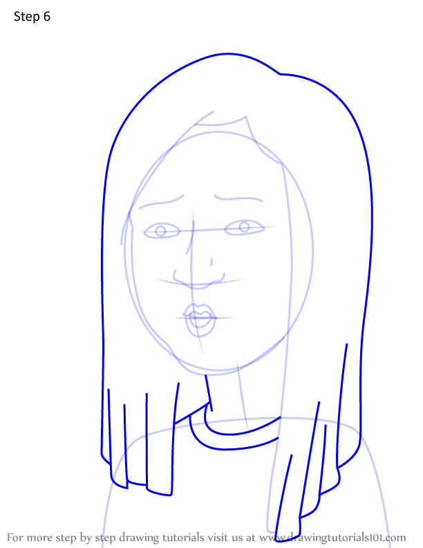 How to Draw April from King of the Hill (King of the Hill) Step by Step ...
