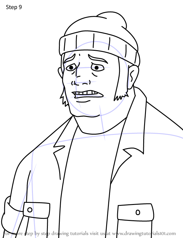 How to Draw Bear from King of the Hill (King of the Hill) Step by Step ...