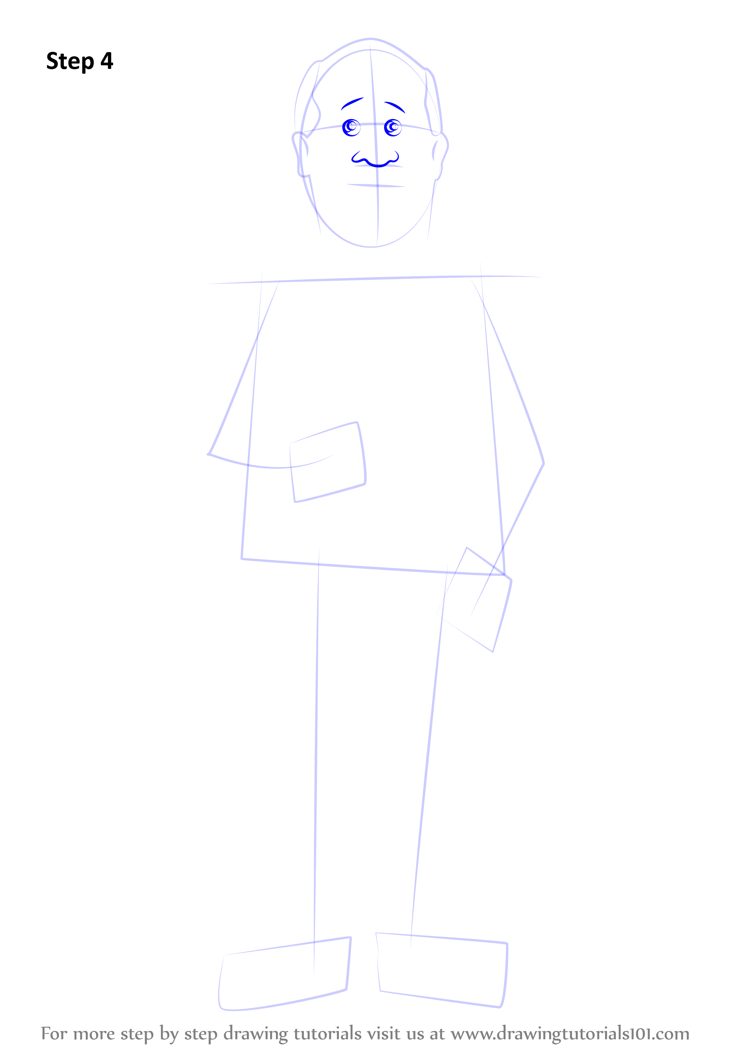 How to Draw Bill Dauterive from King of the Hill (King of the Hill ...