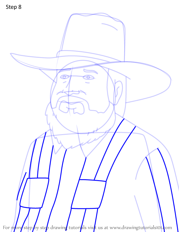 How to Draw Charlie Daniels from King of the Hill (King of the Hill ...