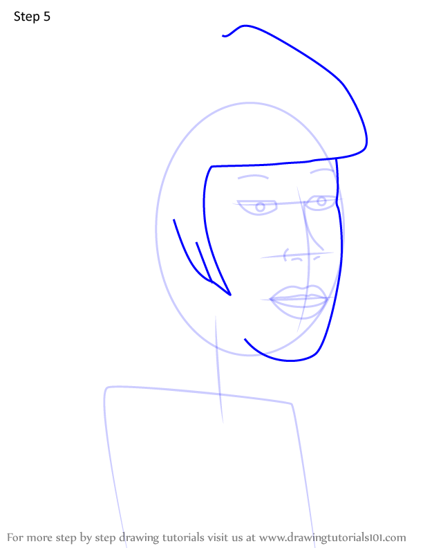 How to Draw Cindi from King of the Hill (King of the Hill) Step by Step ...