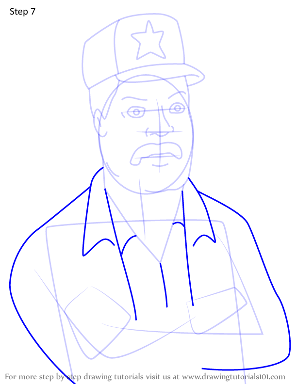 How to Draw D.C. from King of the Hill (King of the Hill) Step by Step ...