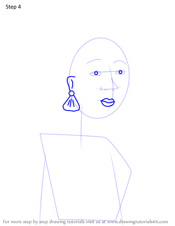 How to Draw Didi Hill from King of the Hill (King of the Hill) Step by ...