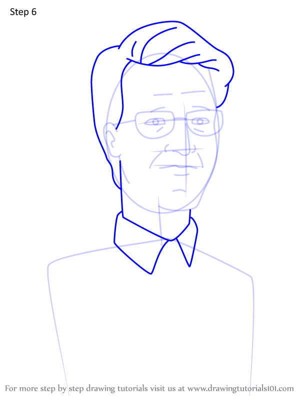 How to Draw Dr. Robert Vayzosa from King of the Hill (King of the Hill ...