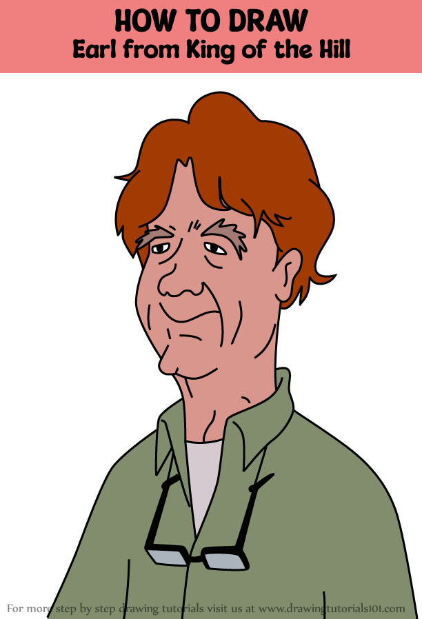 How to Draw Earl from King of the Hill (King of the Hill) Step by Step ...