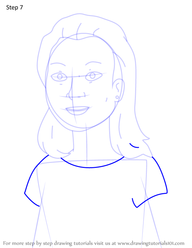 How to Draw Gloria from King of the Hill (King of the Hill) Step by ...