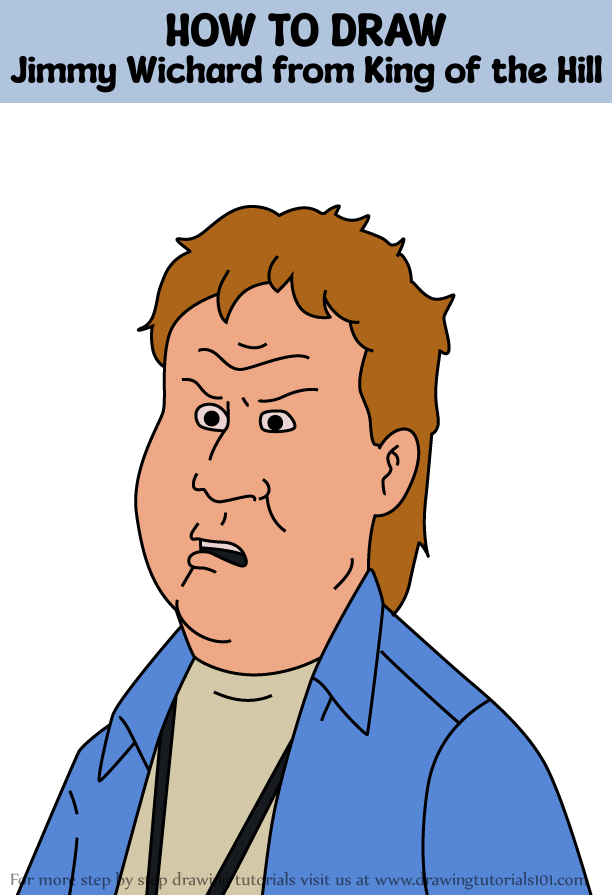 How to Draw Jimmy Wichard from King of the Hill (King of the Hill) Step ...