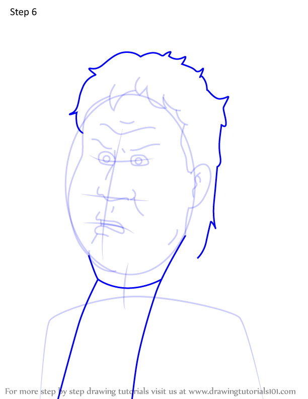 How to Draw Jimmy Wichard from King of the Hill (King of the Hill) Step ...