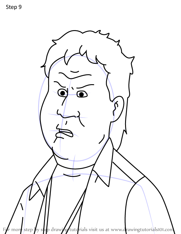How to Draw Jimmy Wichard from King of the Hill (King of the Hill) Step ...