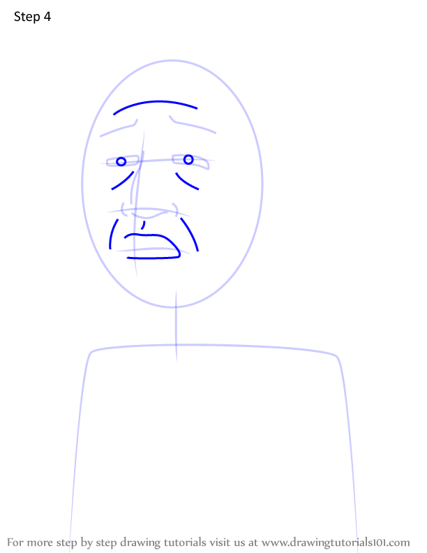 How to Draw Jimsey from King of the Hill (King of the Hill) Step by ...