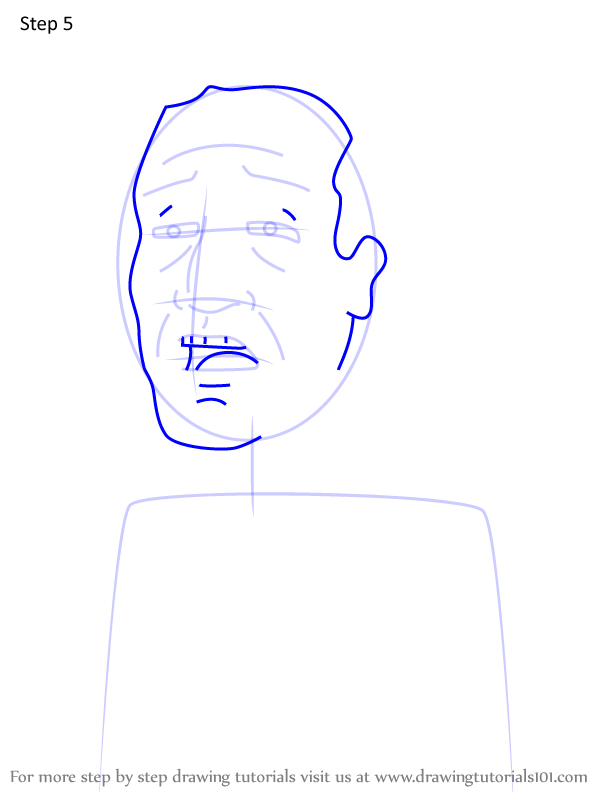 How to Draw Jimsey from King of the Hill (King of the Hill) Step by ...