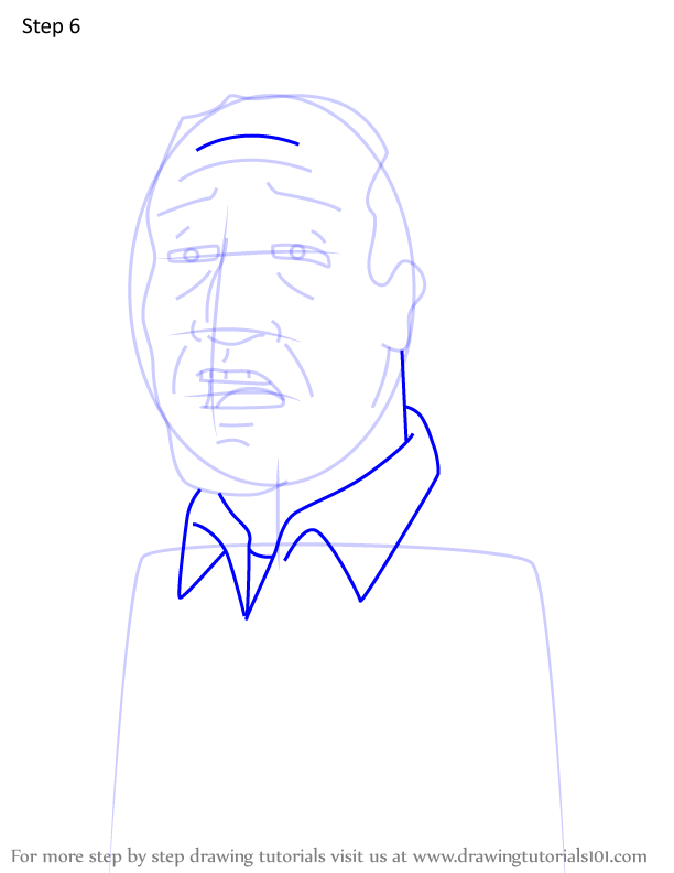 How to Draw Jimsey from King of the Hill (King of the Hill) Step by ...