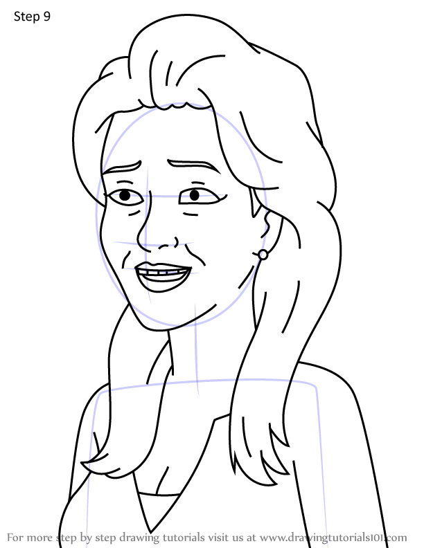 How to Draw Kadee Calhoun from King of the Hill (King of the Hill) Step ...