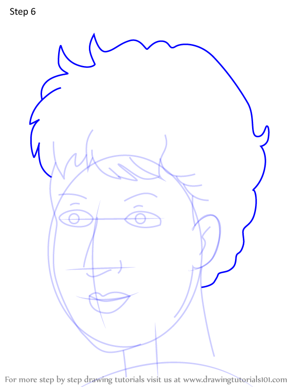 How to Draw Kerri Strug from King of the Hill (King of the Hill) Step ...