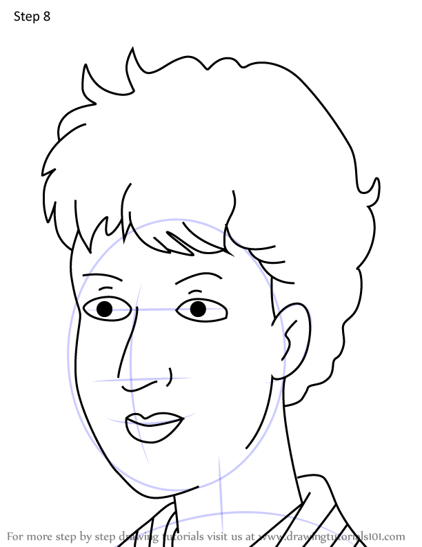 How to Draw Kerri Strug from King of the Hill (King of the Hill) Step ...