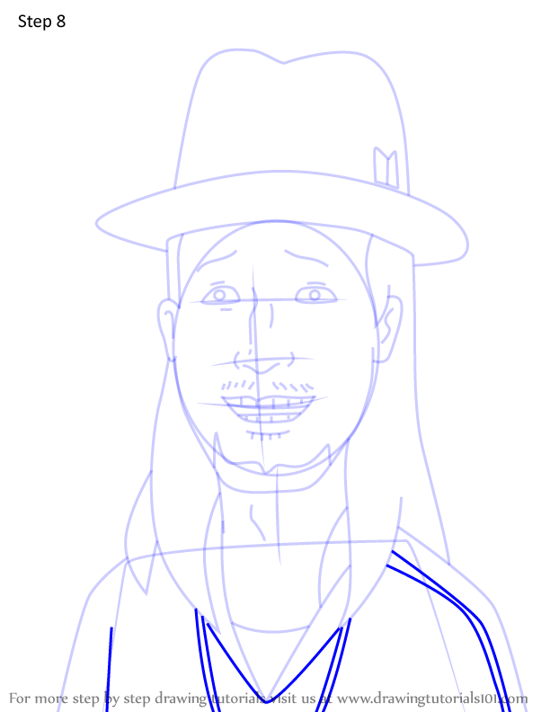 How to Draw Kid Rock from King of the Hill (King of the Hill) Step by ...