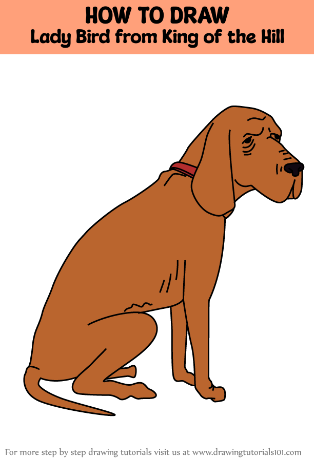 How to Draw Lady Bird from King of the Hill (King of the Hill) Step by ...