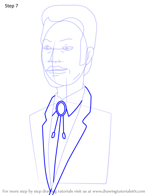 How to Draw Lane Pratley from King of the Hill (King of the Hill) Step ...