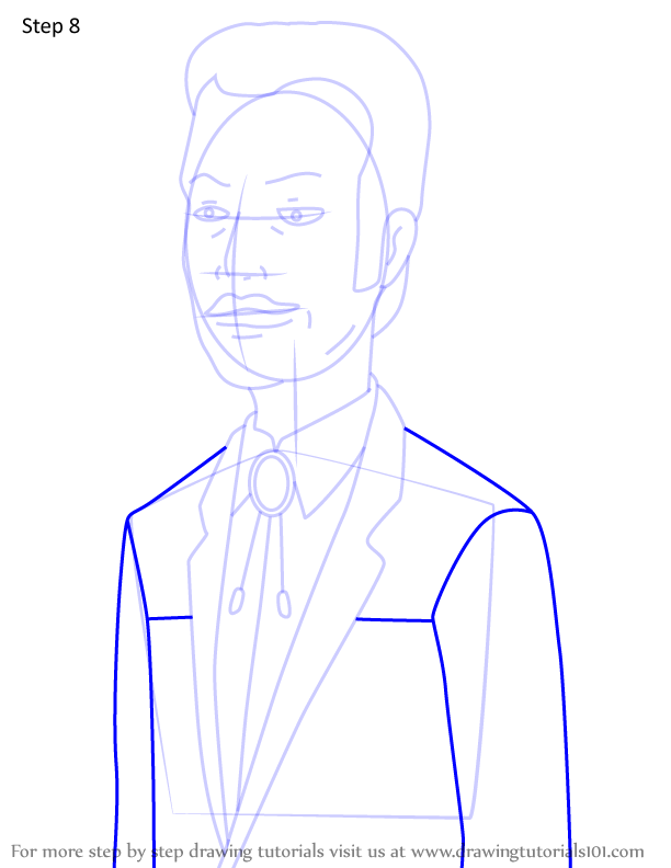 How to Draw Lane Pratley from King of the Hill (King of the Hill) Step ...