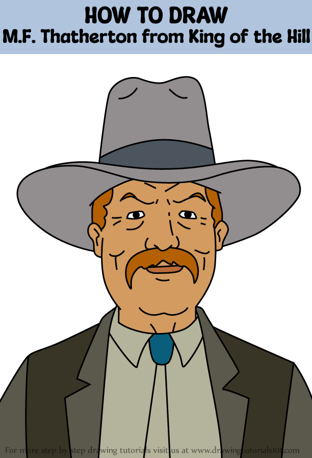 How to Draw M.F. Thatherton from King of the Hill (King of the Hill ...