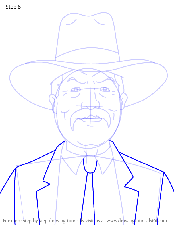 How to Draw M.F. Thatherton from King of the Hill (King of the Hill ...