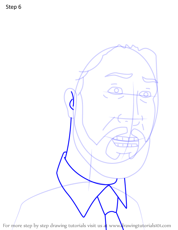 How to Draw Mark McJimsey from King of the Hill (King of the Hill) Step ...
