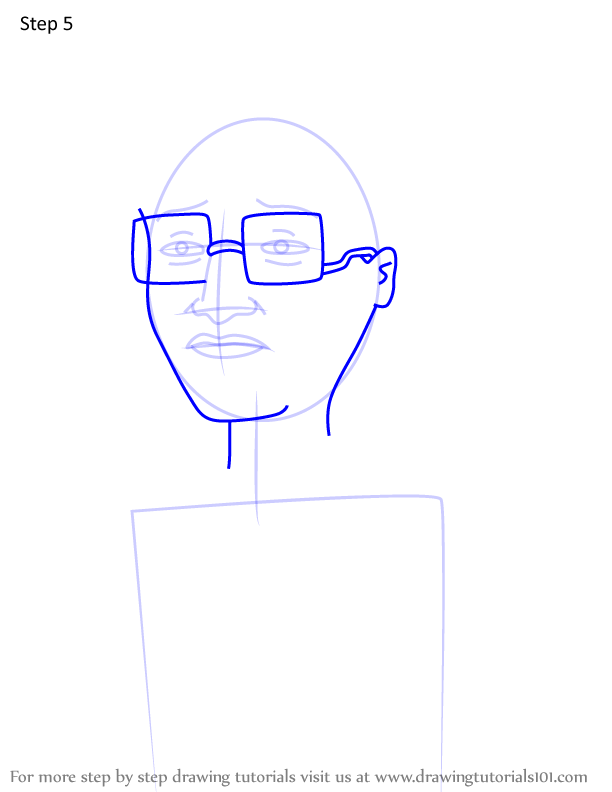 How to Draw Miriam Caney from King of the Hill (King of the Hill) Step ...
