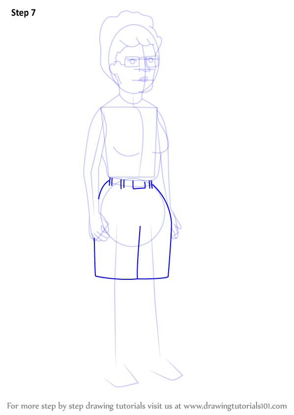 How to Draw Peggy Hill from King of the Hill (King of the Hill) Step by ...