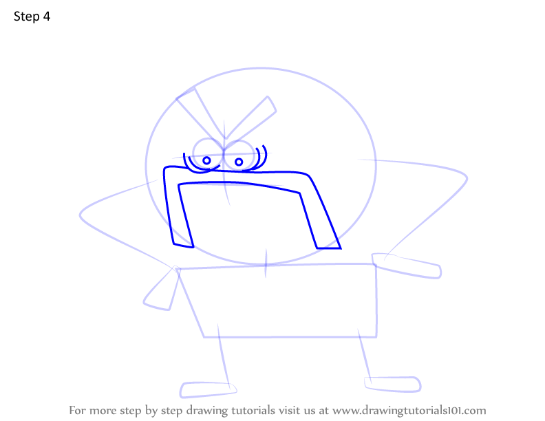 How to Draw Mr. Moustache from Lamput (Lamput) Step by Step ...