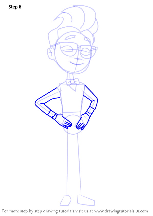 How to Draw Mr. Charming from Little Charmers (Little Charmers) Step by ...