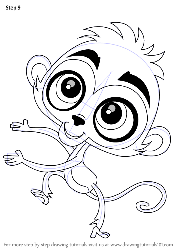 How to Draw Cheep Cheep from Littlest Pet Shop (Littlest Pet Shop) Step ...